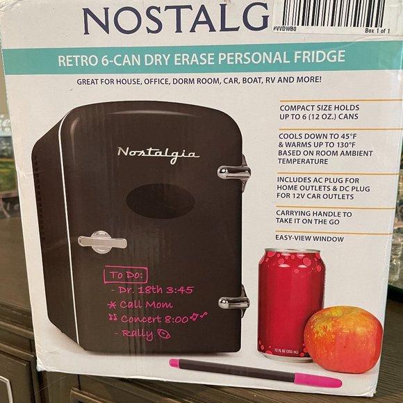 Nostalgia | Other | Nostalgia Retro 6can Personal Cooling And Heating ...
